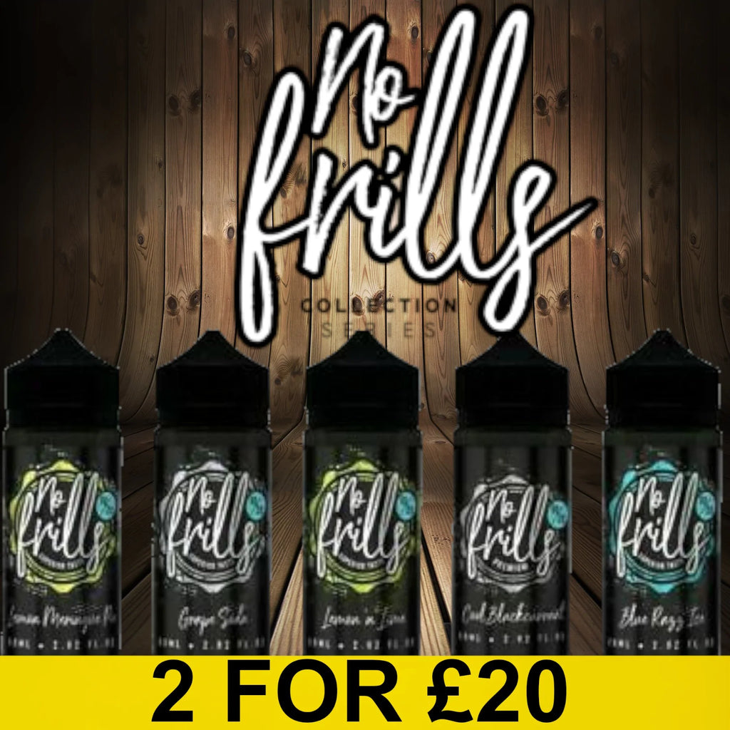 No Frills 50/50 – Red Hot Vaping