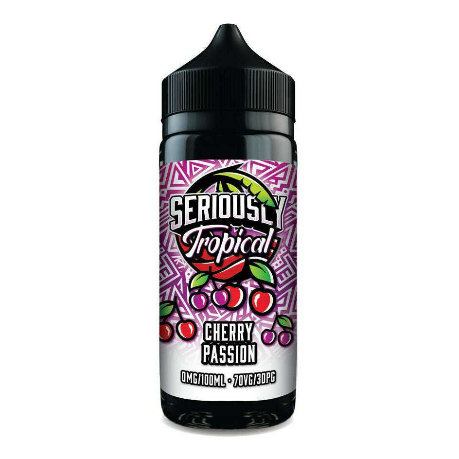 Seriously Tropical Cherry Passion By Doozy Vapes 100ml Shortfill – Red ...