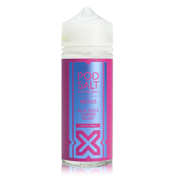 Blue Razz Cherry Blast By Nexus Pod Salt 100ml Shortfill – Red Hot Vaping