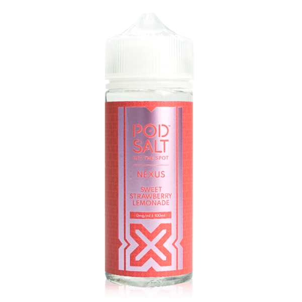 Sweet Strawberry Lemonade By Nexus Pod Salt 100ml Shortfill – Red Hot ...